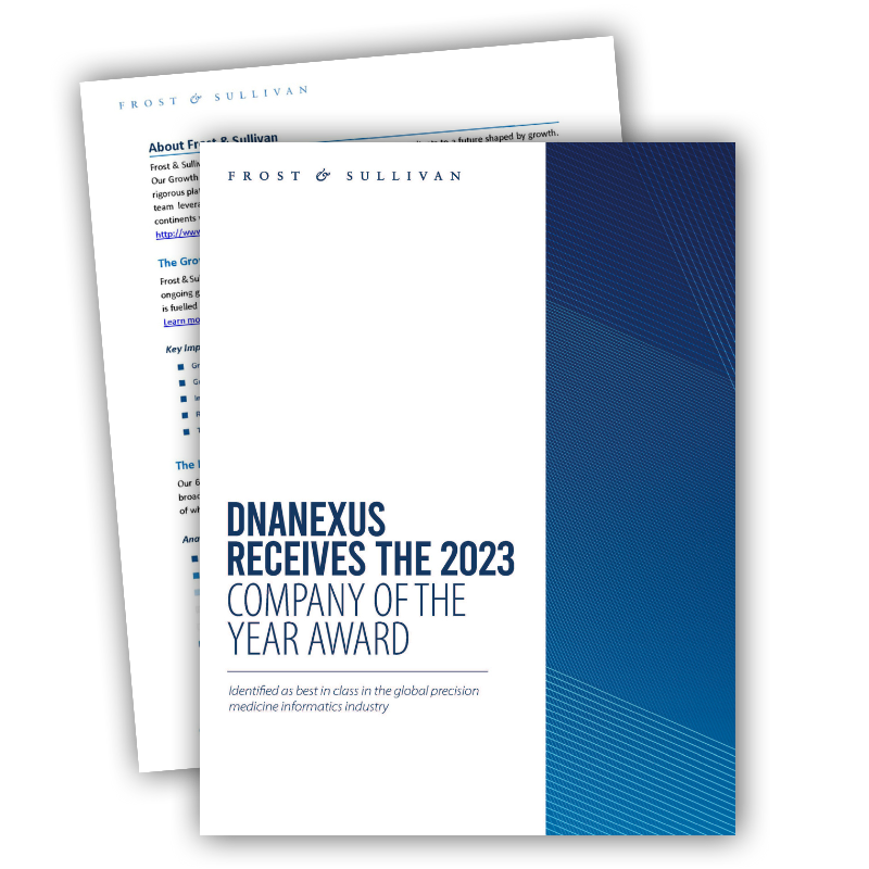 DNAnexus receives the 2023 Company of the Year Award